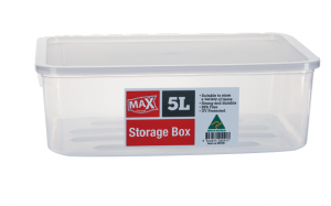 MAX 5LT Storage Box (Minimum order quantity:12) - Gooya