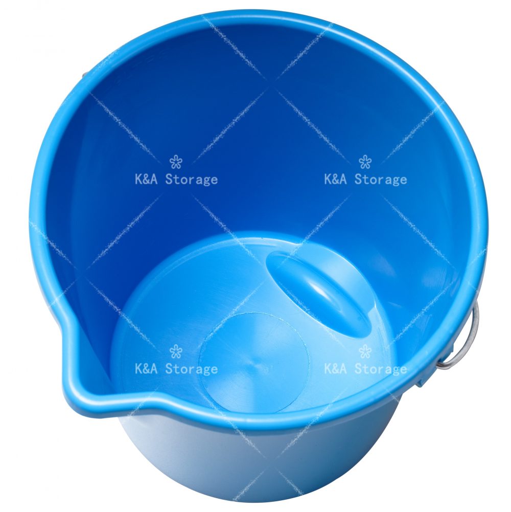 Bucket Round 9L With Wire Handle (Minimum order quantity:12) - Gooya