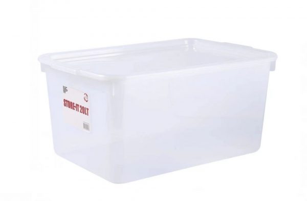 Into Store It 20LT Plastic Storage Container(Minimum order quantity:10 ...