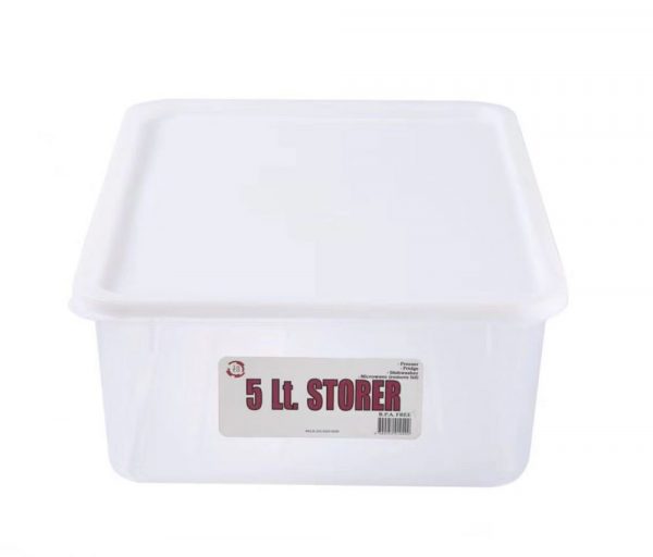 Into Plastic Storage Container 5L Storer (Minimum Order Quantity: 18 ...
