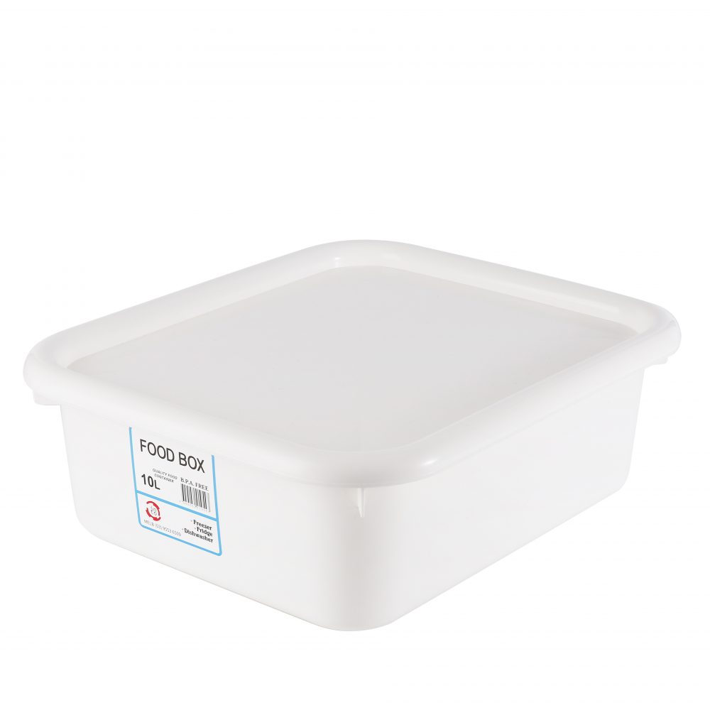 Into Food Box 10LT White (Minimum order quantity:12) - Gooya