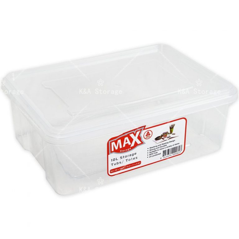 Max A4 Size Plastic Storage Container 10L With Lid(Minimum order ...