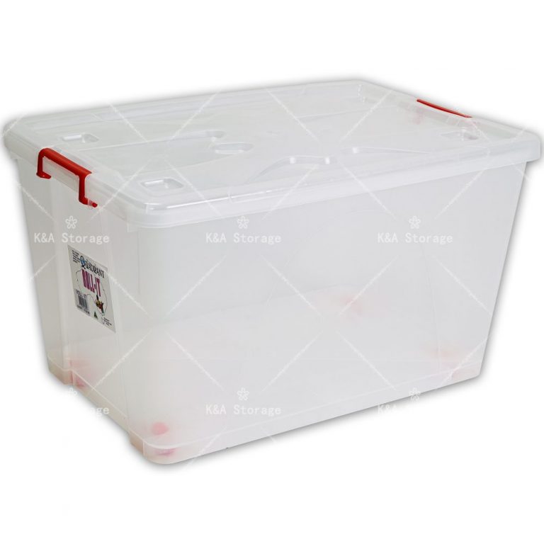 Quadrant Roller Box 50LT Clear (Minimum order quantity:10) - Gooya
