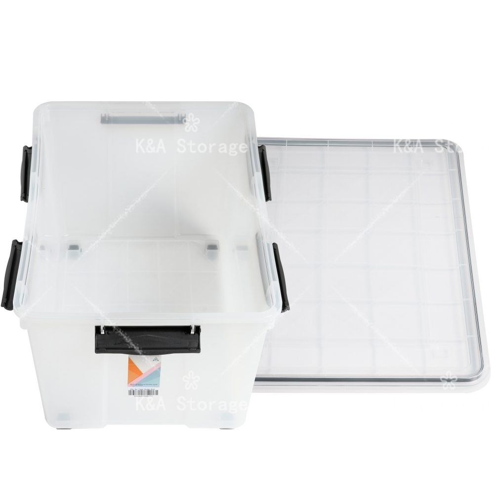 K&A Air Tight Plastic Storage Box With Wheels 55L(Minimum order ...
