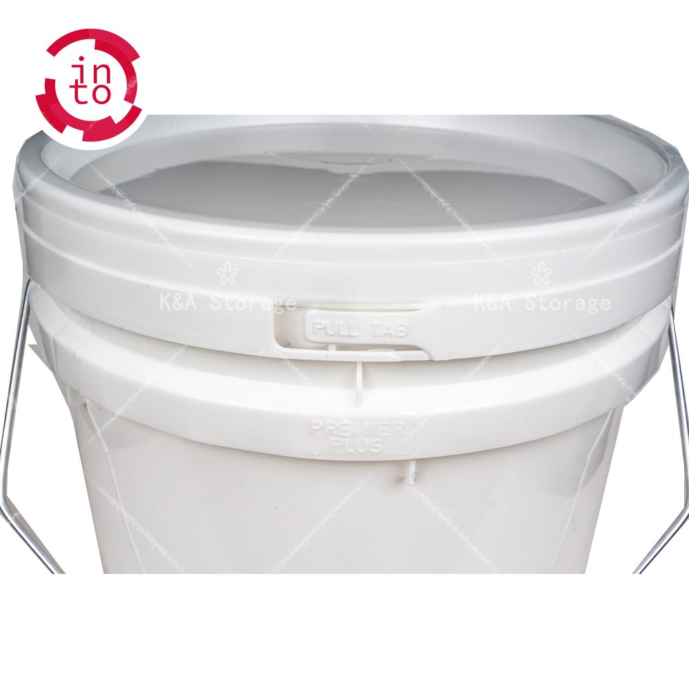15L Round Pail With Lid Tamper Evident Seal (Minimum Order Quantity: 12 ...
