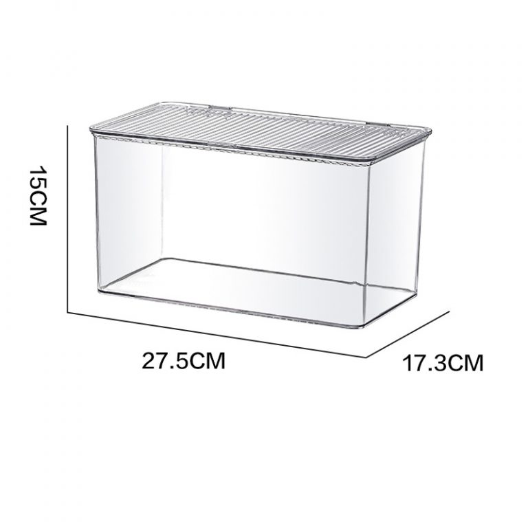 Acrylic Storage Box with Lid Large 4007 (Minimum Order Quantity: 12 ...